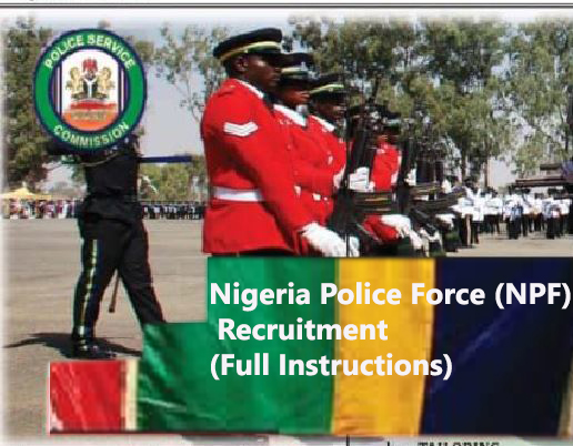 Nigeria Police Force (NPF) Recruitment 2026 (Full Instructions)